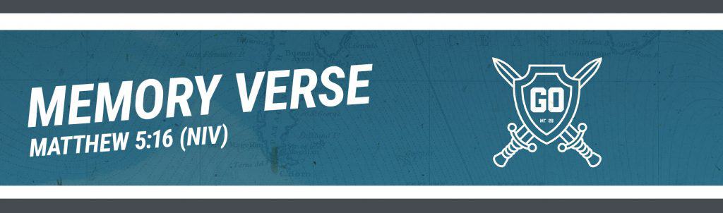 GO! | Memory Verse (Matthew 5:16) - Grow Youth & Kids Ministry Curriculum