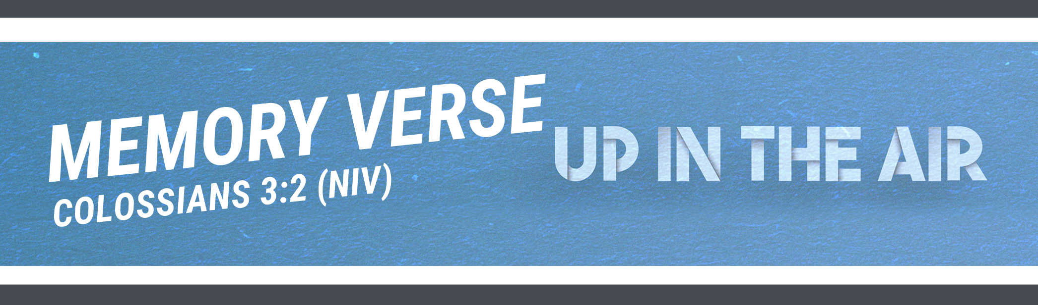 Measure Up | Memory Verse (Matthew 6:33) - Grow Youth & Kids Ministry ...