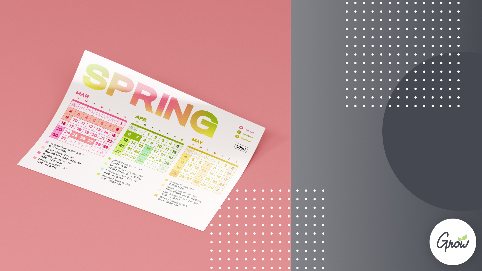 A Free Spring Calendar for Youth Ministry | Grow Youth & Kids Ministry ...